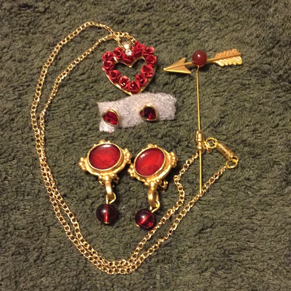 DMO | Jewelry | Vintage Mma Signed Necklace Earrings Pin | Poshmark